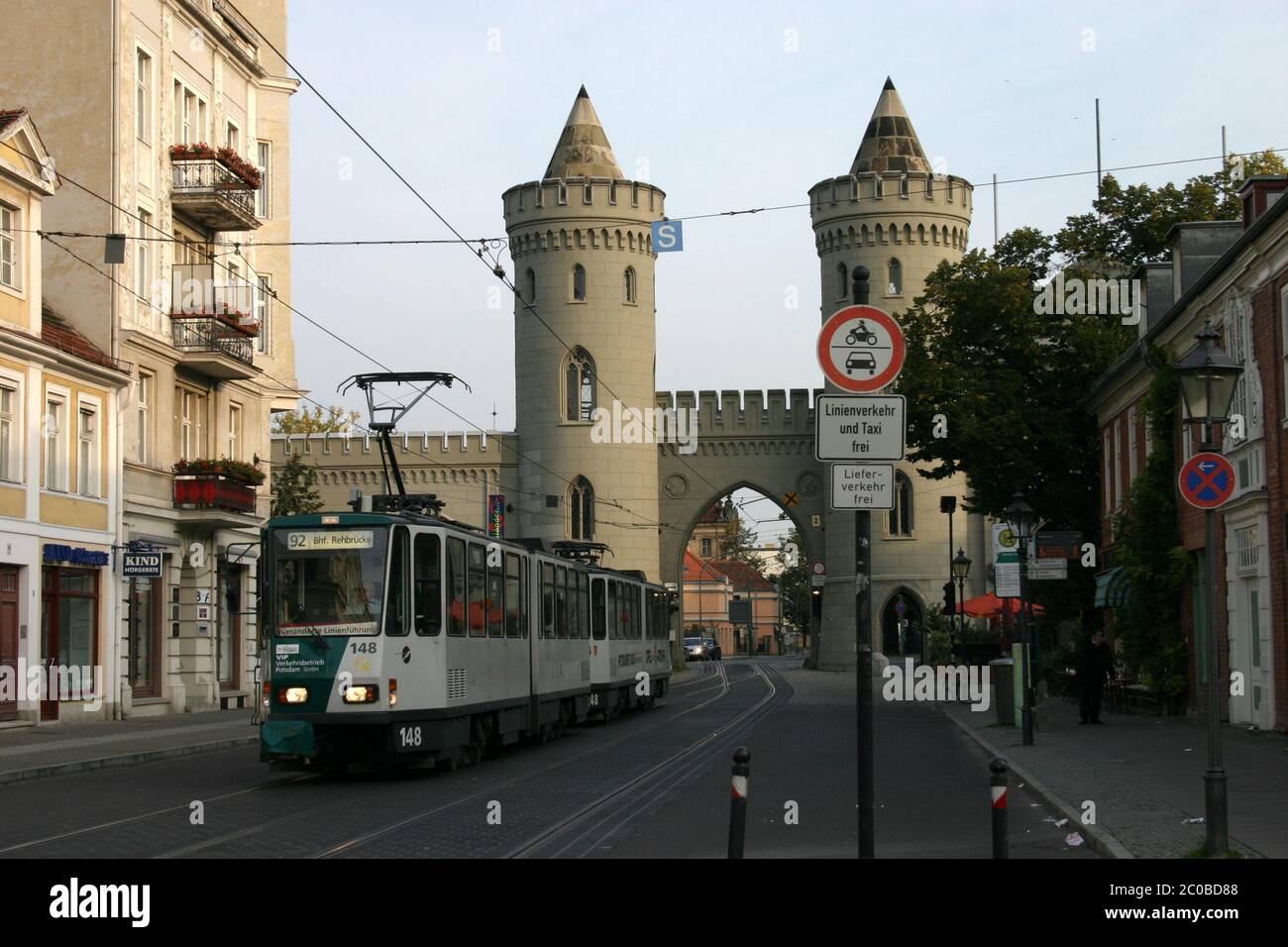 Street scene in Potsdam Stock Photo - Alamy