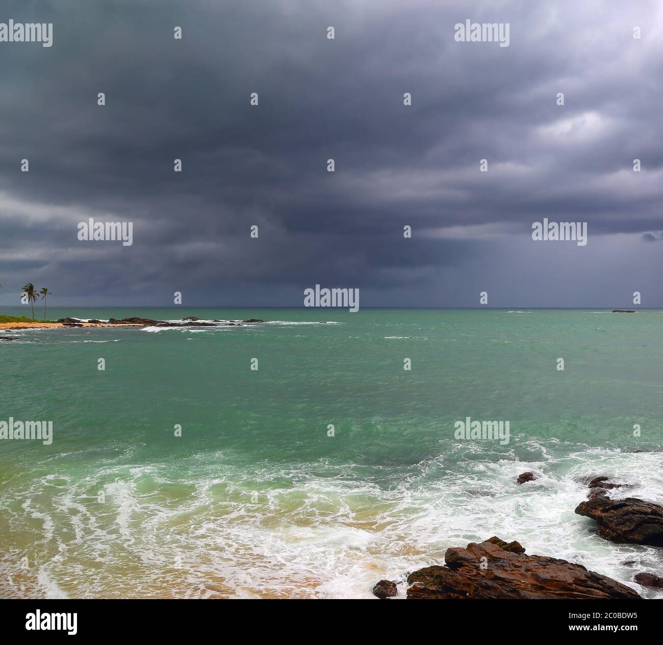 Stormy beach hi-res stock photography and images - Alamy