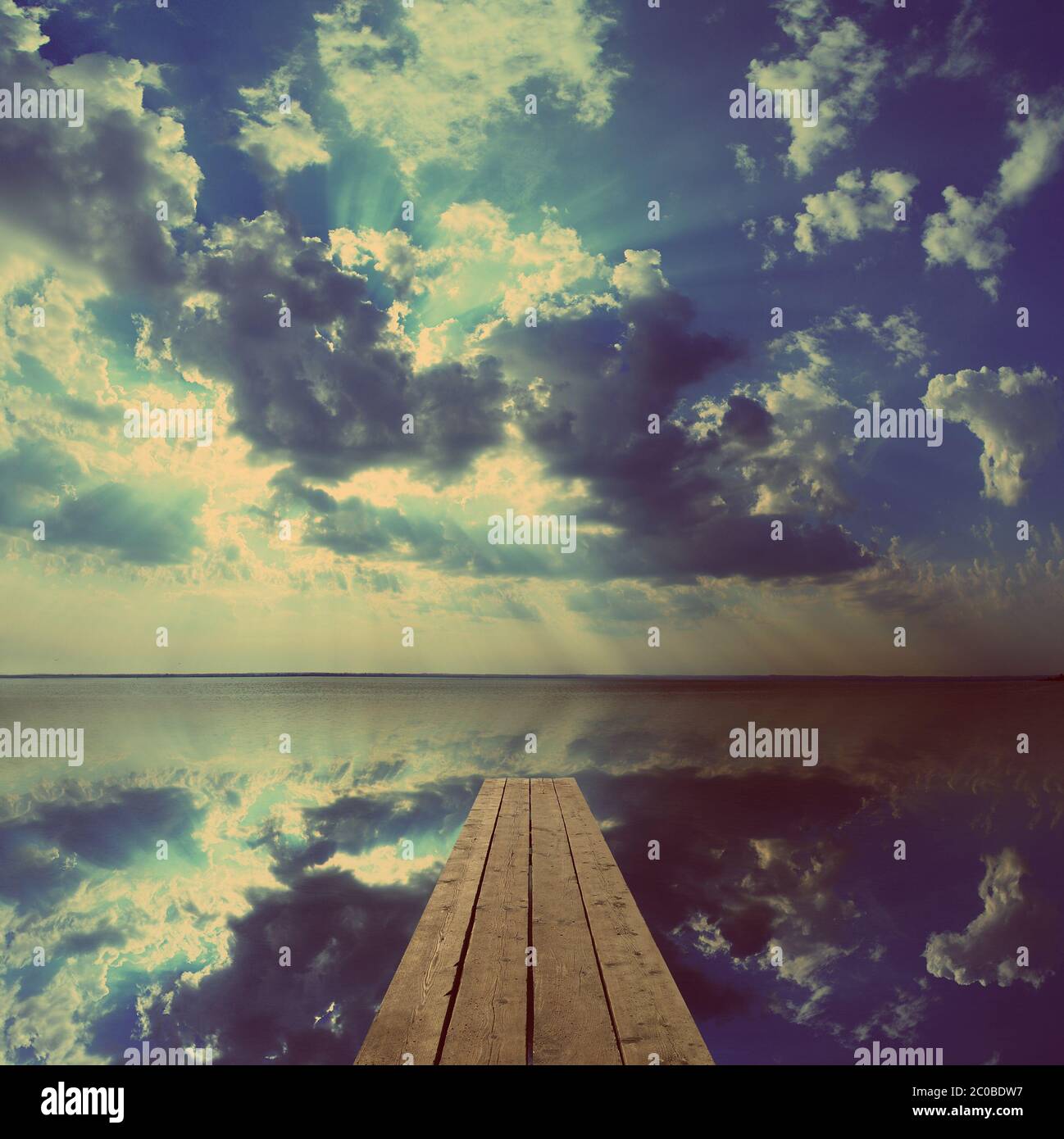 Old style pier hi-res stock photography and images - Alamy