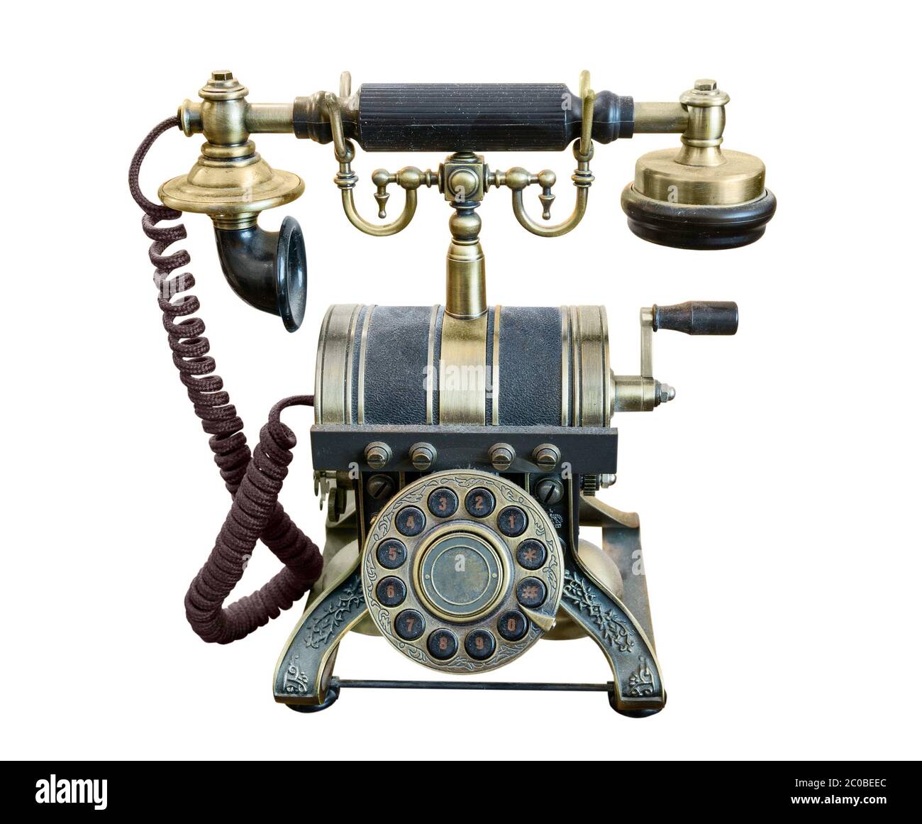 Bronze telephone hi-res stock photography and images - Alamy