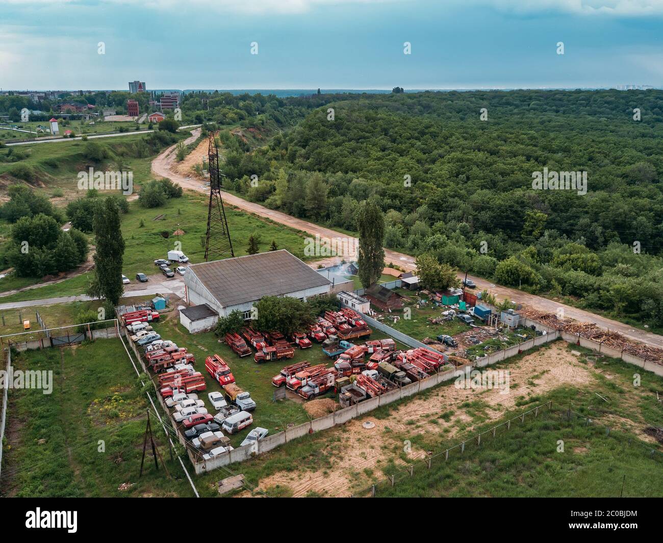 Broken fire engine hi-res stock photography and images - Alamy