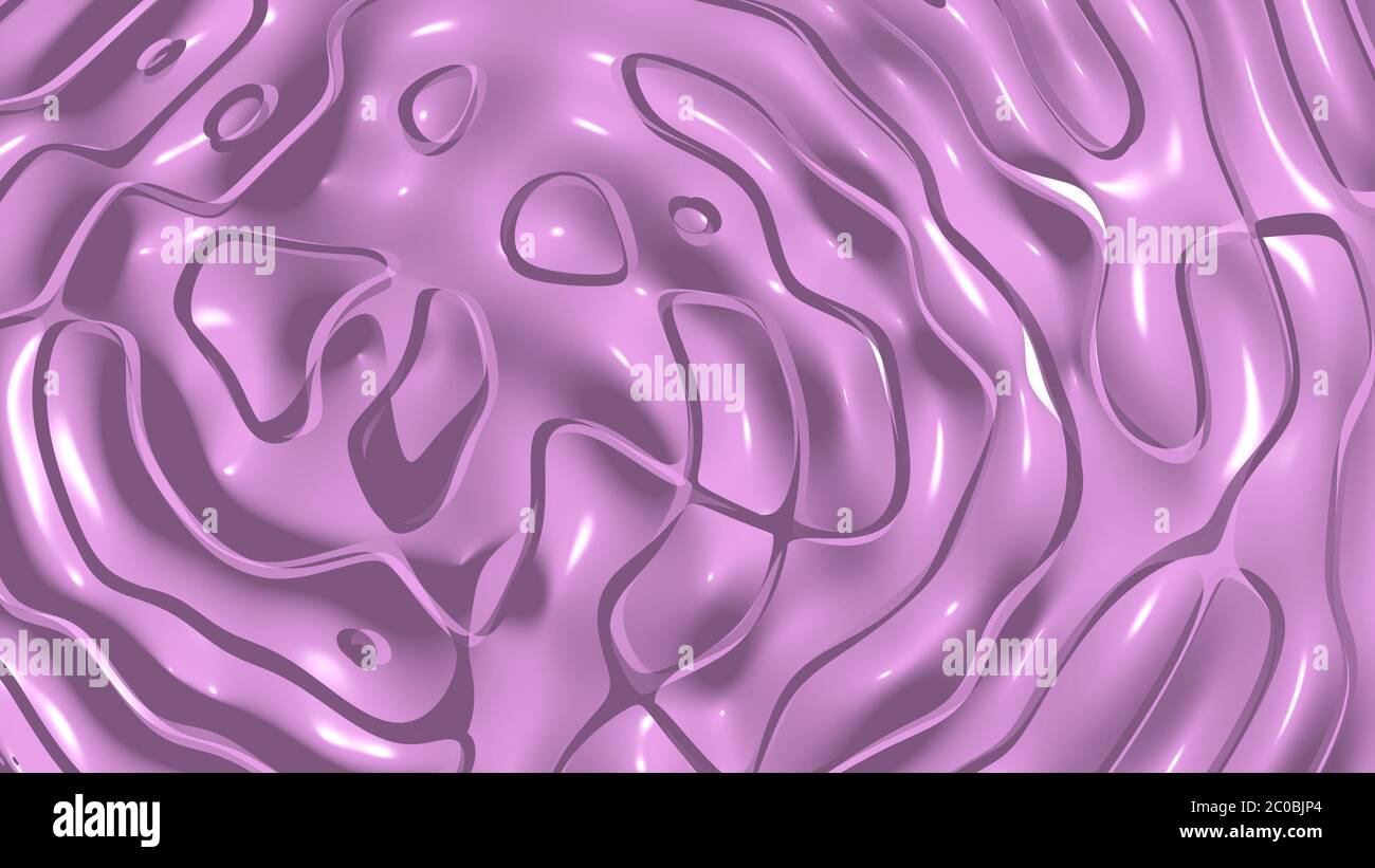 Plain 3D abstract background of monochromic ULTRA PINK color with ...