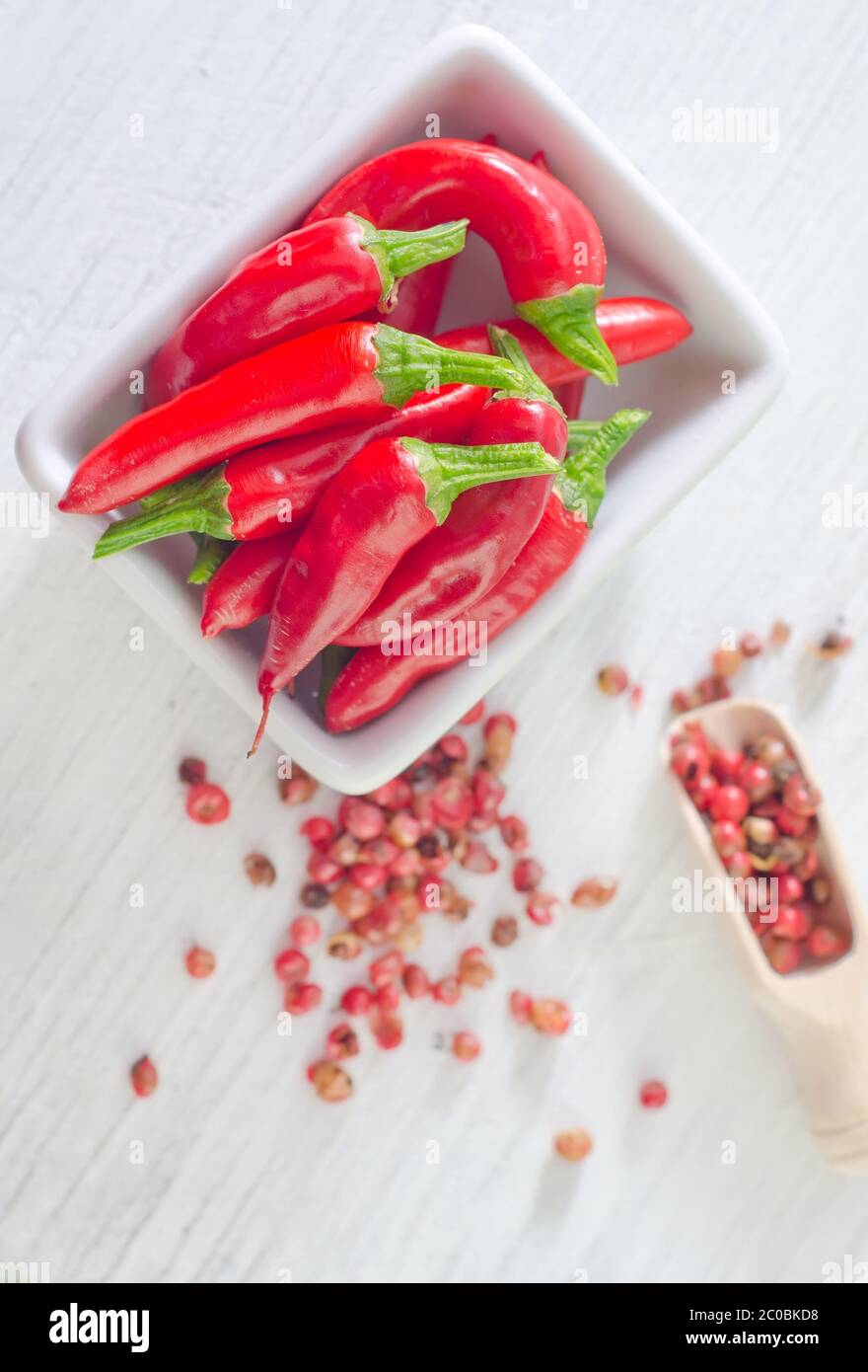 Red chil red chili pepper hi-res stock photography and images - Alamy