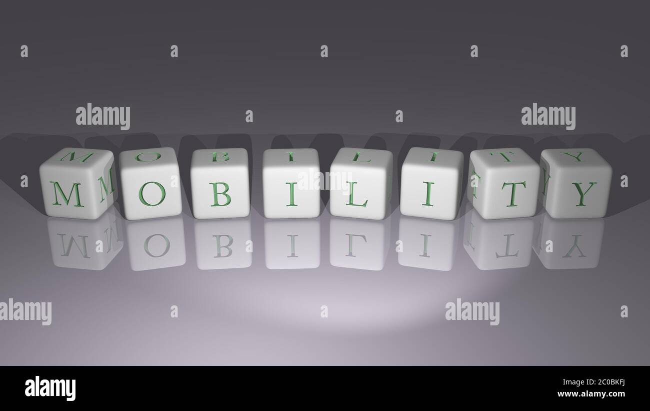 Mobility built by dice letters and color crossing for the related ...