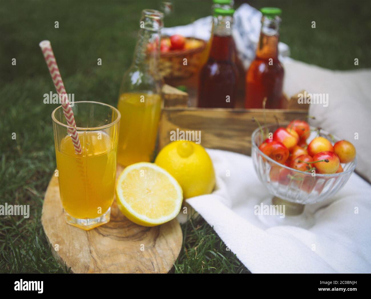 Sour cherry lemonade hi-res stock photography and images - Alamy