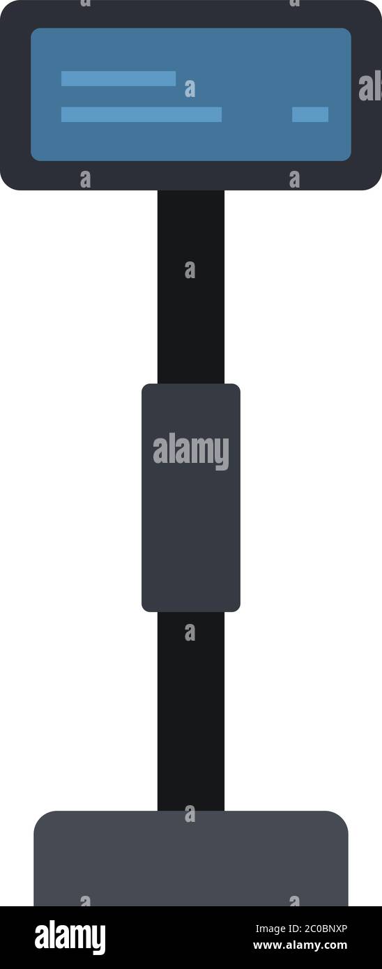 Client indicator in the cash register flat icon vector isolated Stock ...