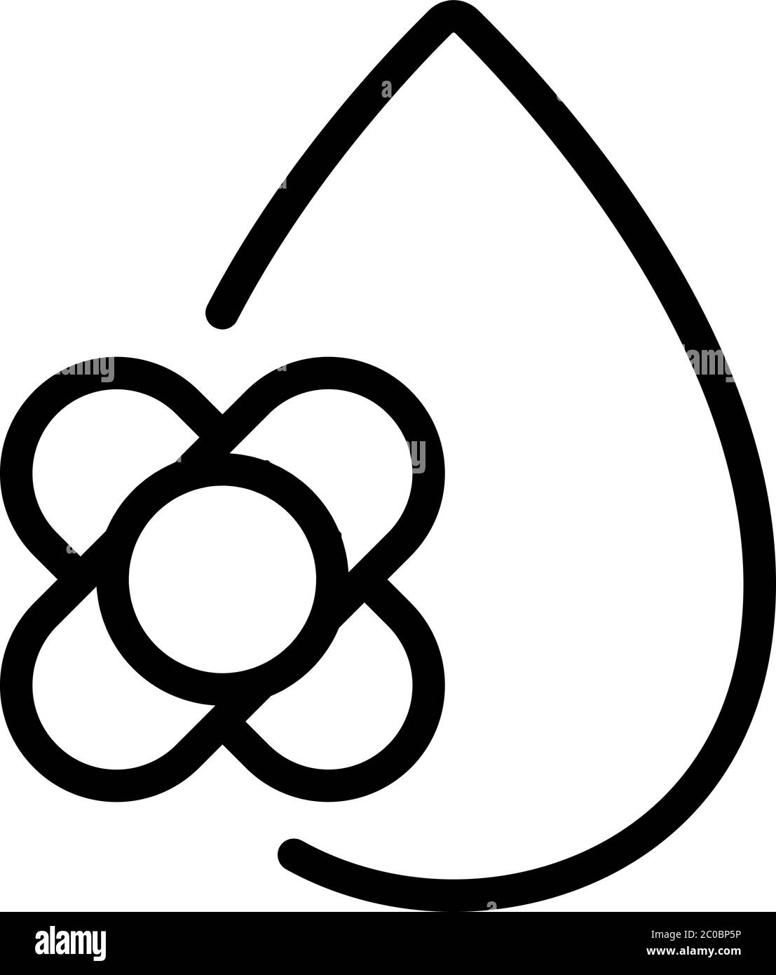 canola oil drop icon vector outline illustration Stock Vector Image ...