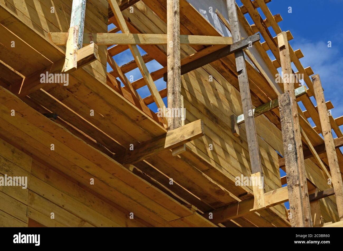 Unfinished wooden construction hi-res stock photography and images - Alamy