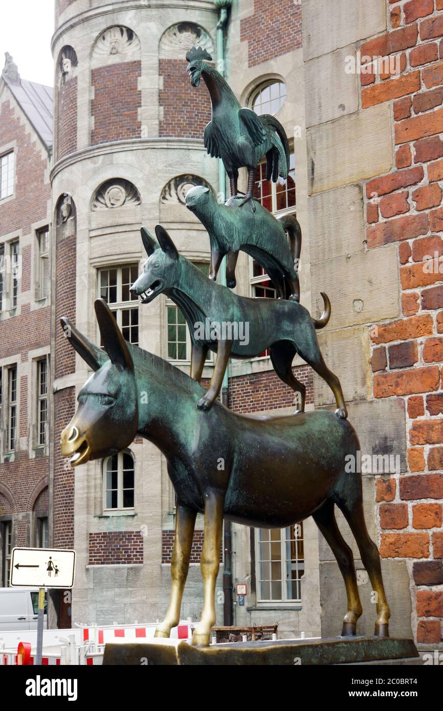 Bremen Town Musicians Stock Photo - Alamy