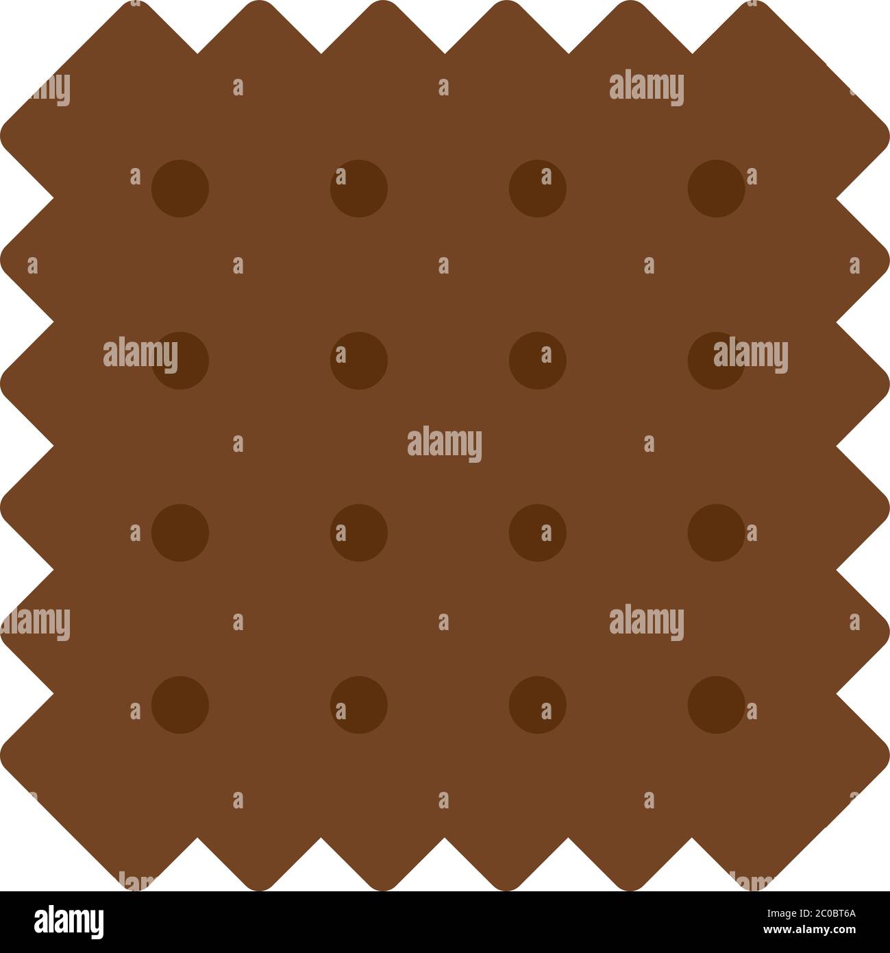 Chocolate cracker vector flat isolated Stock Vector Image & Art - Alamy