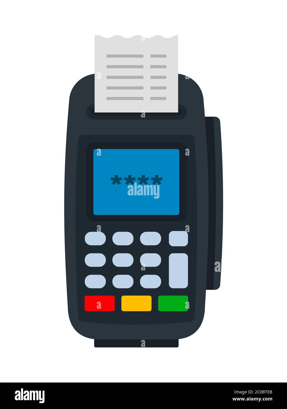 Receiving a cheque for a Stock Vector Images - Alamy