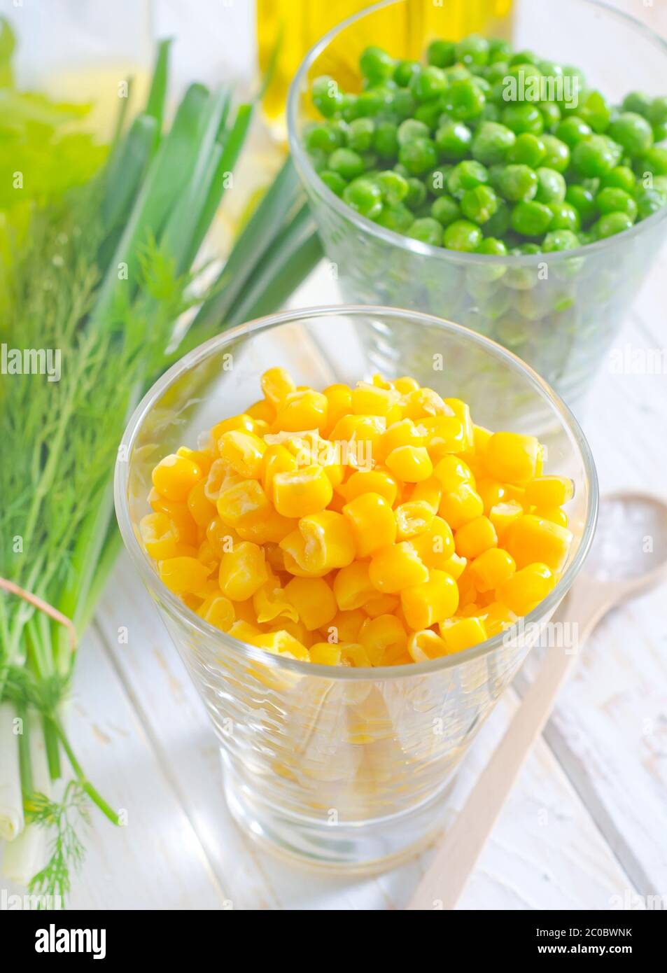 corn and peas Stock Photo - Alamy