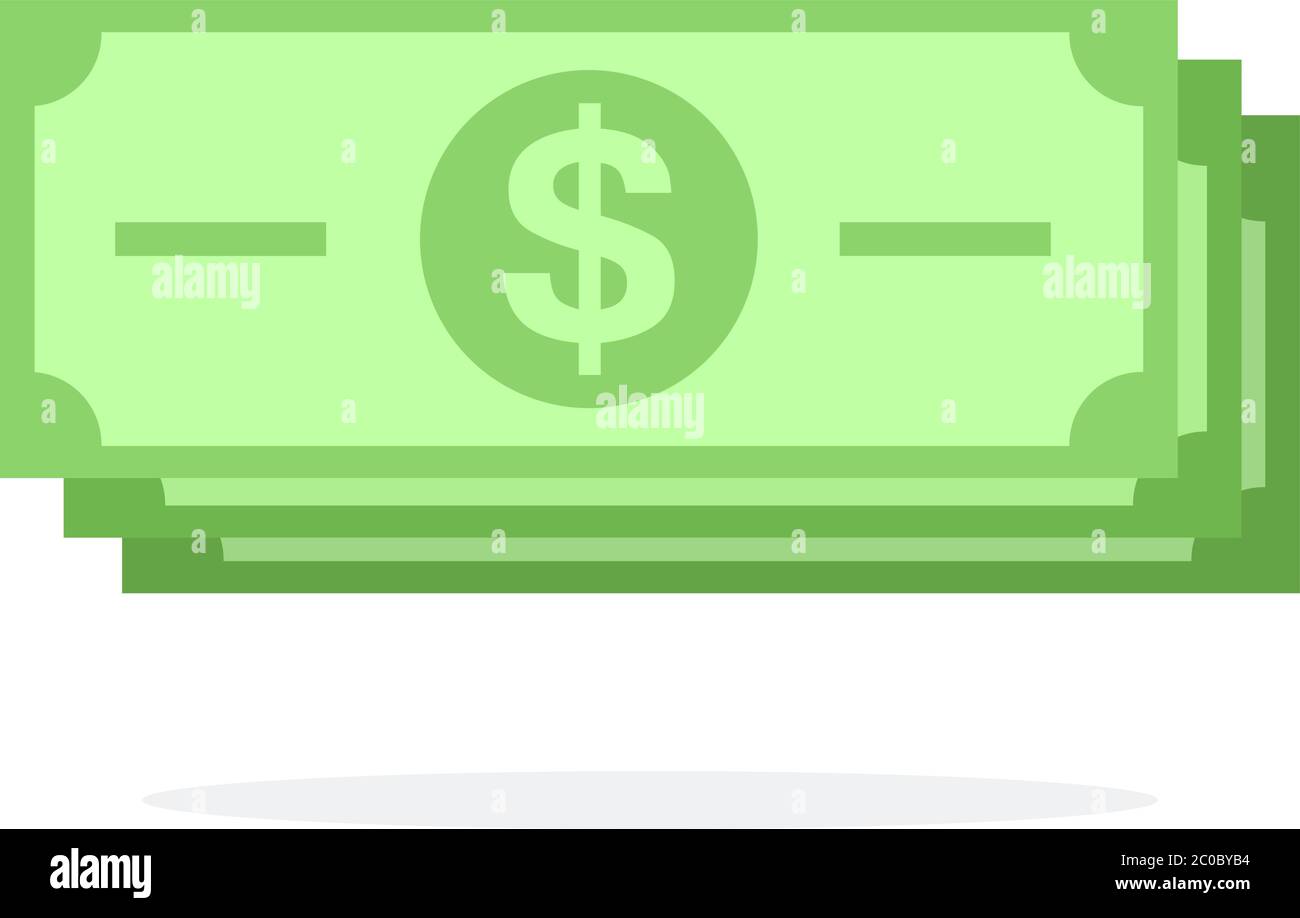 Dollar sign flat color Stock Vector Images - Alamy