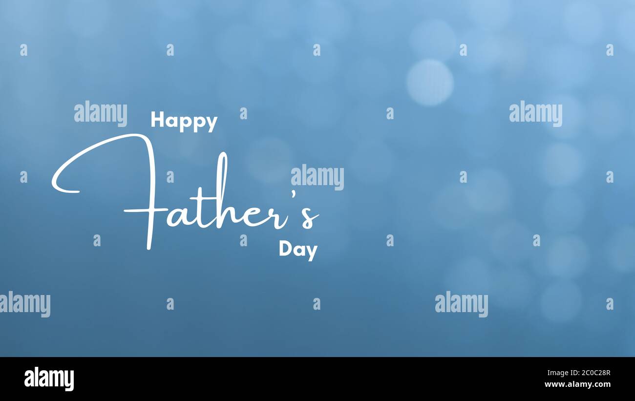 Greeting card for father's day. Light blue background with the text ...