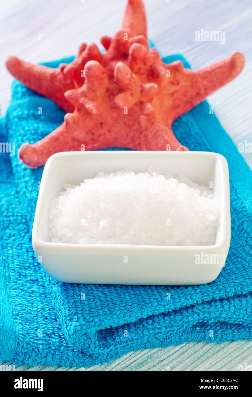 sea salt and shells Stock Photo - Alamy