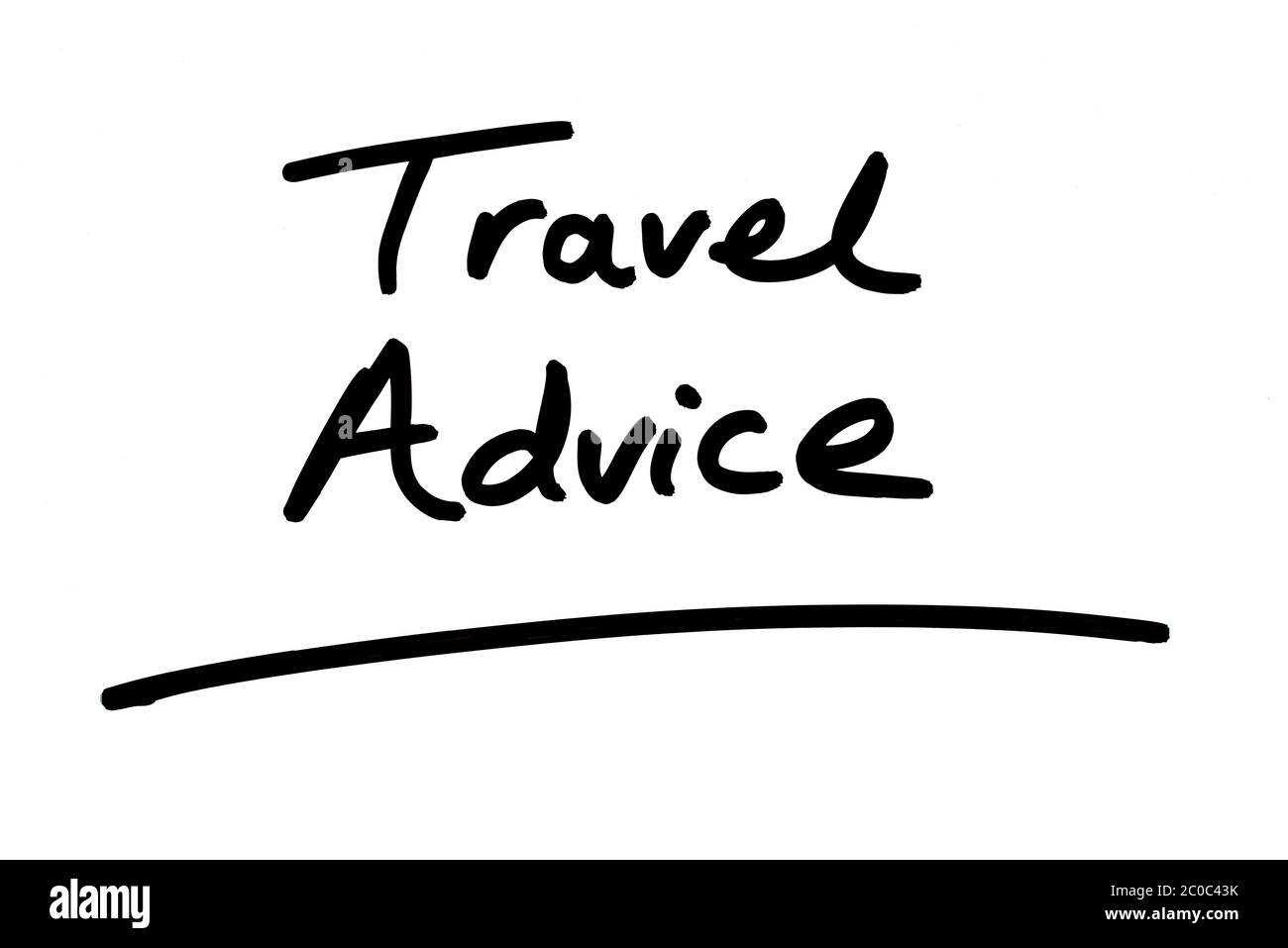 Travel Advice handwritten on a white background Stock Photo - Alamy Travel Advice handwritten on a white background Stock Photo - Alamy