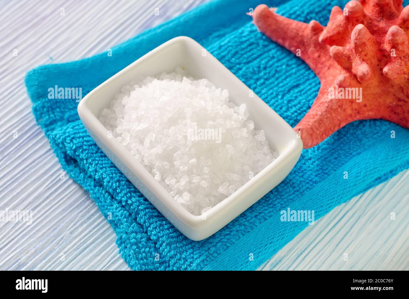 sea salt and shells Stock Photo - Alamy