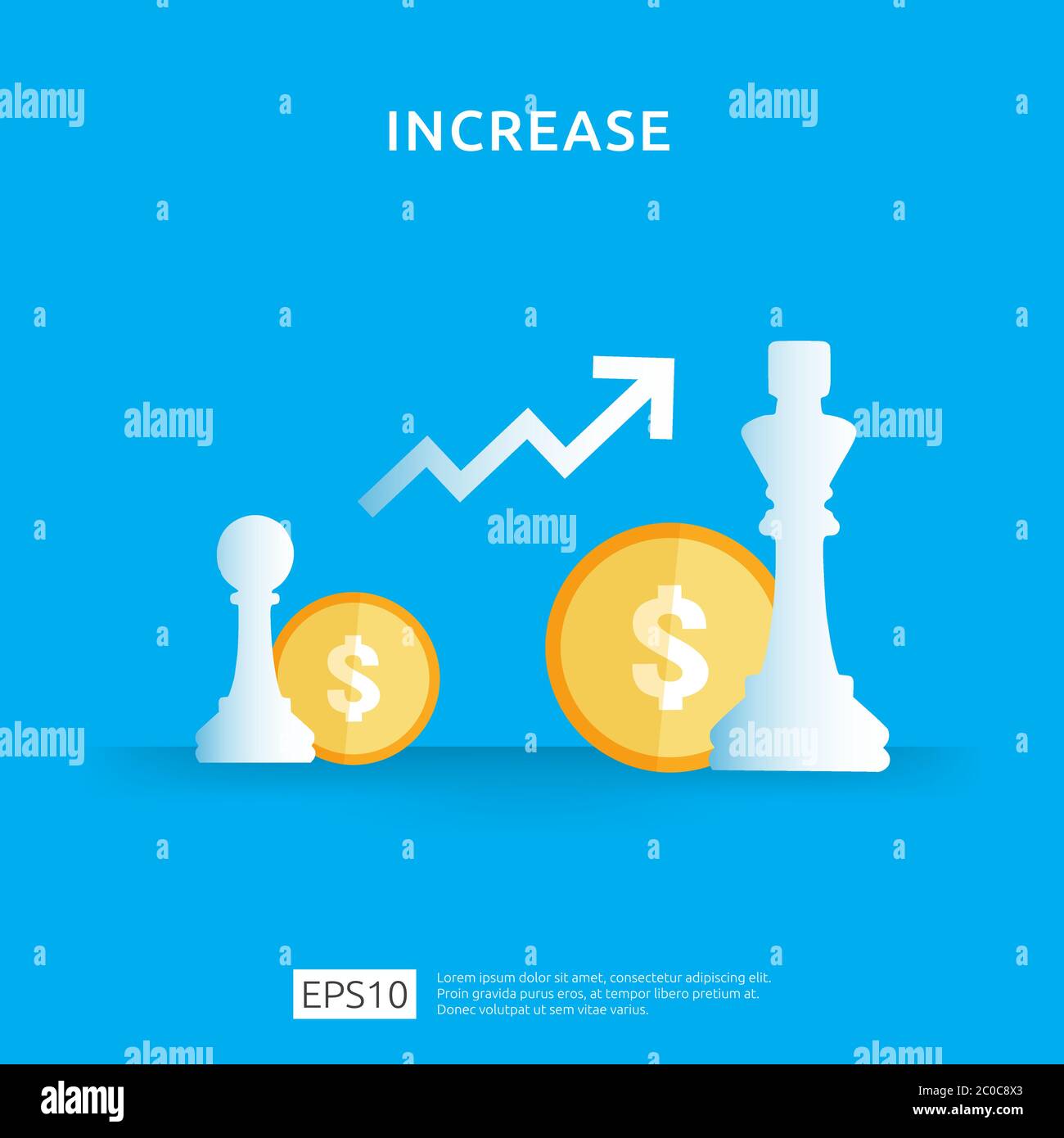 income salary rate increase. business chart graphic growth margin ...