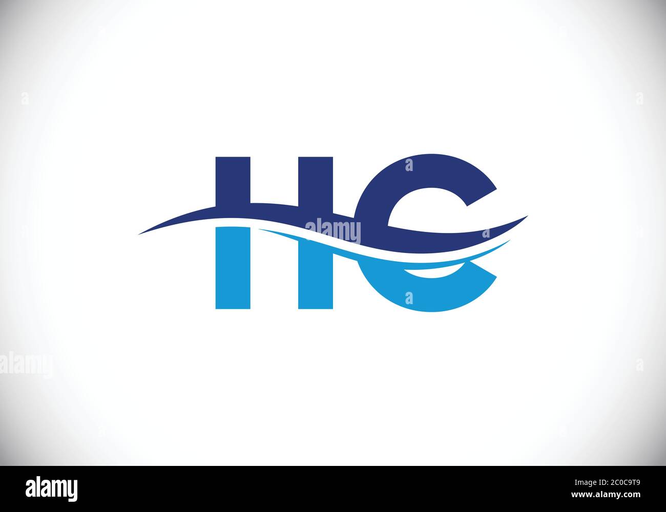 Initial Monogram Letter H C Logo Design Vector Template. HC Letter Logo ...