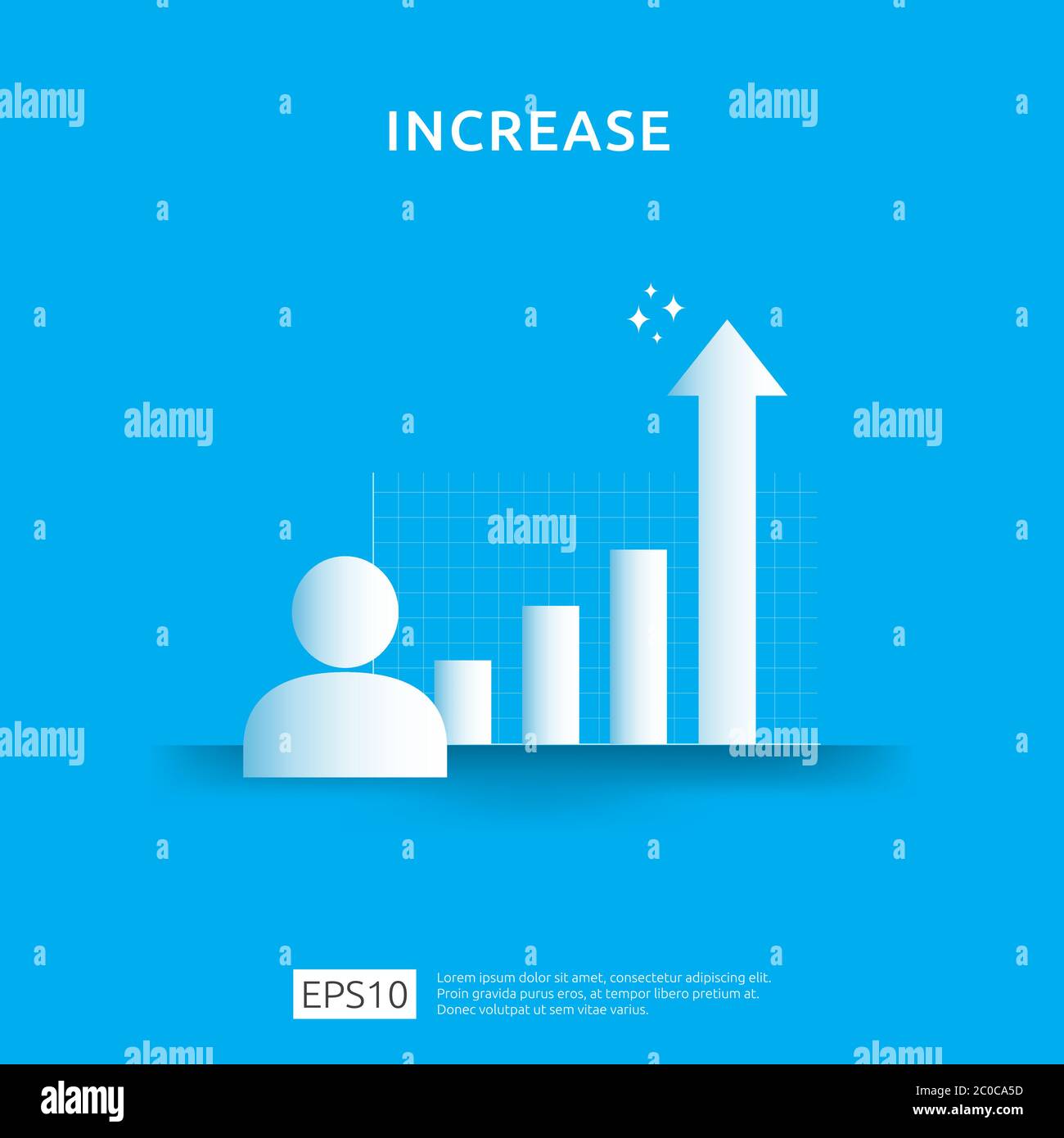 income salary rate increase. business chart graphic growth margin ...