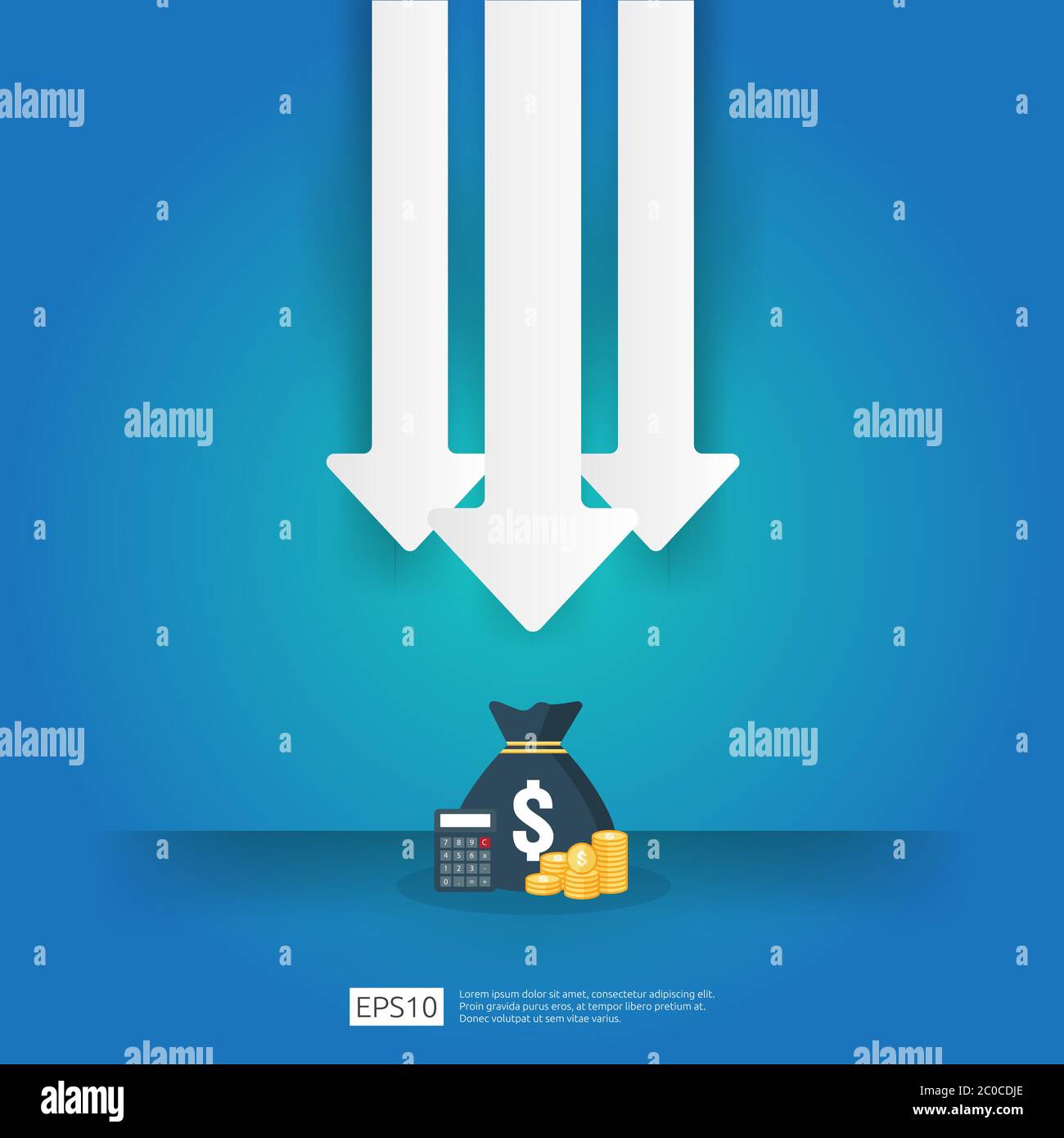 Cost cut Stock Vector Images - Alamy