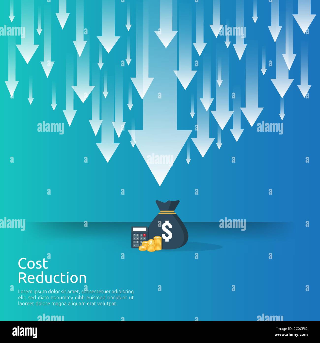 business crisis concept. money fall down with arrow decrease symbol. economy stretching rising ...