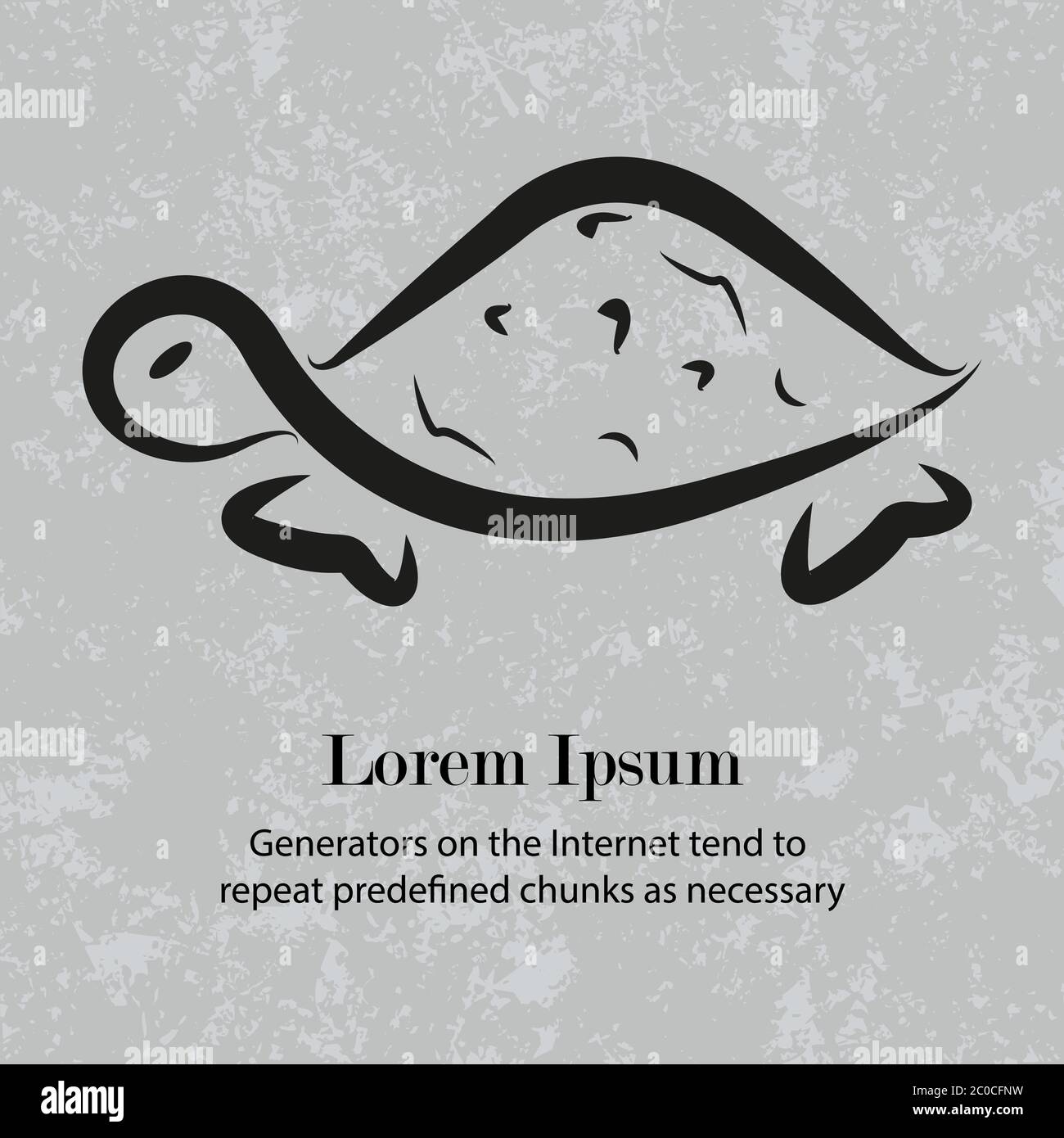 Sea turtle label - vector illustration Stock Vector Image & Art - Alamy