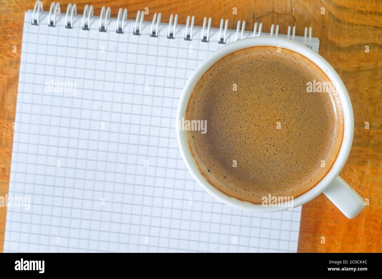 coffee and note Stock Photo - Alamy