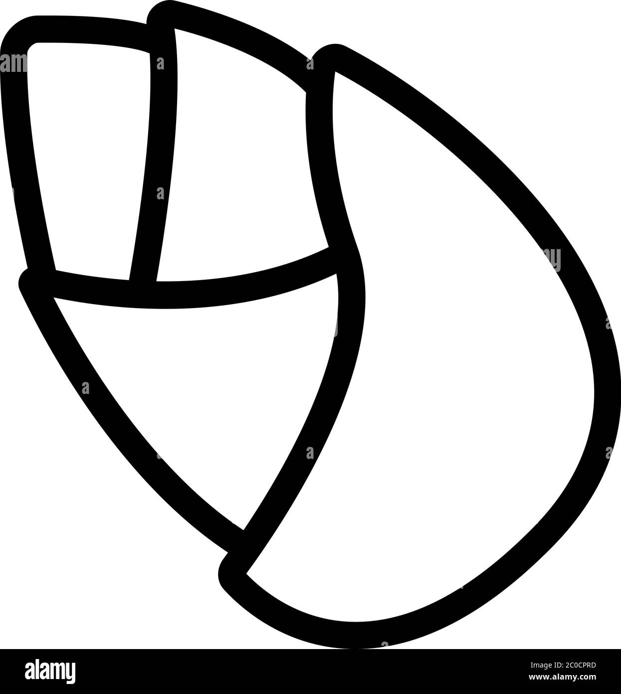 bamboo bud icon vector outline illustration Stock Vector Image & Art ...