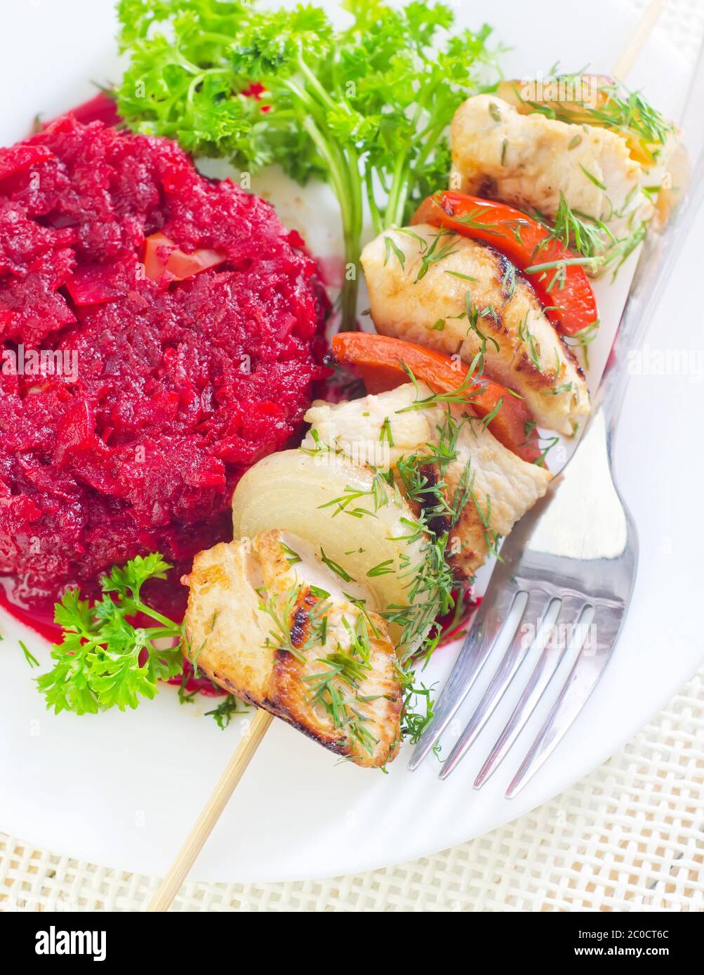 Maroon chicken hi-res stock photography and images - Alamy