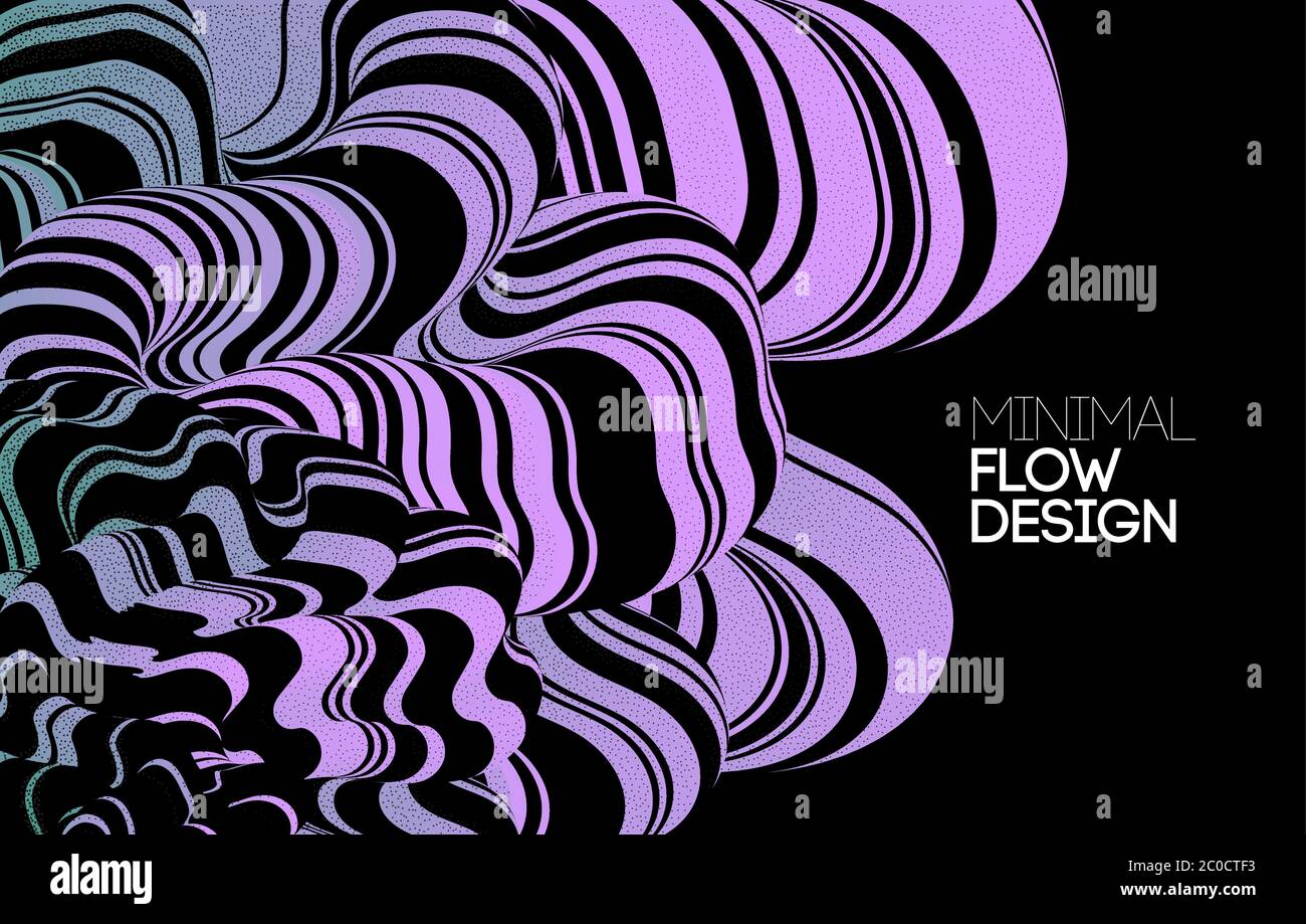 Vector Modern abstract design background Flow motion Stock Vector Image ...