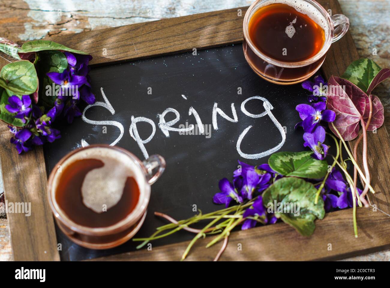 Spring time coffee Stock Photo - Alamy