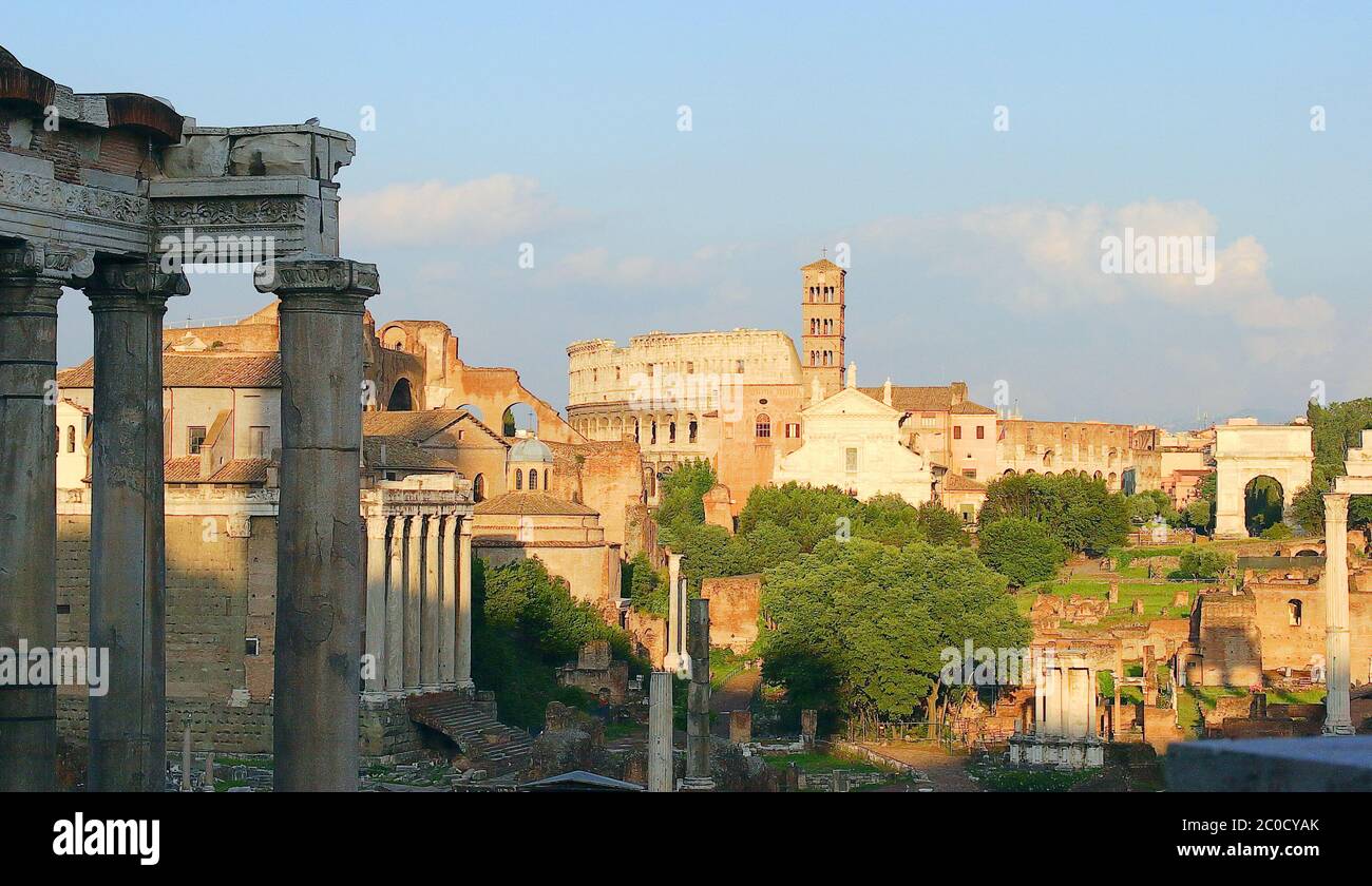 Sunset of rome hi-res stock photography and images - Alamy
