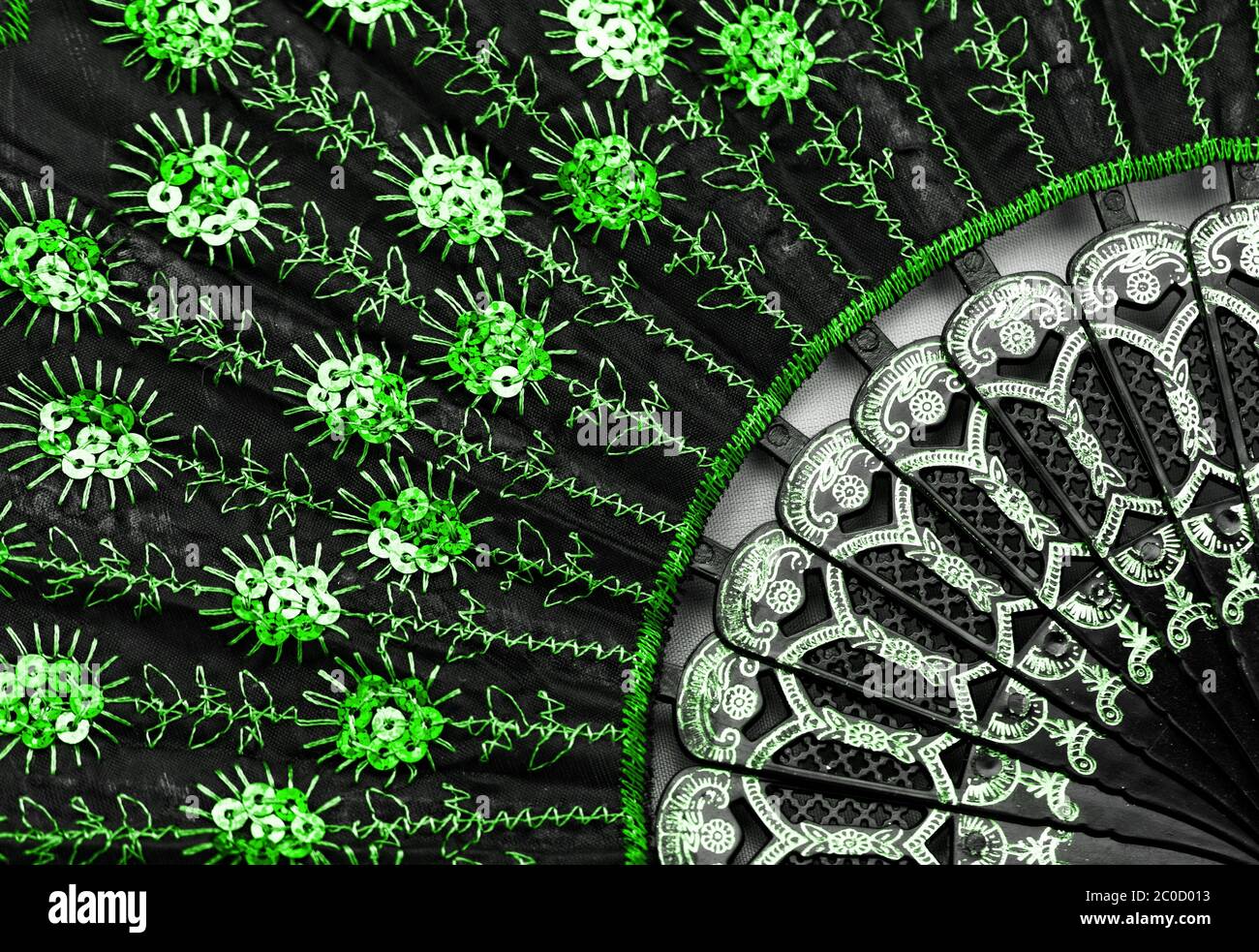 Photo of a beautiful and colorful fan Stock Photo - Alamy