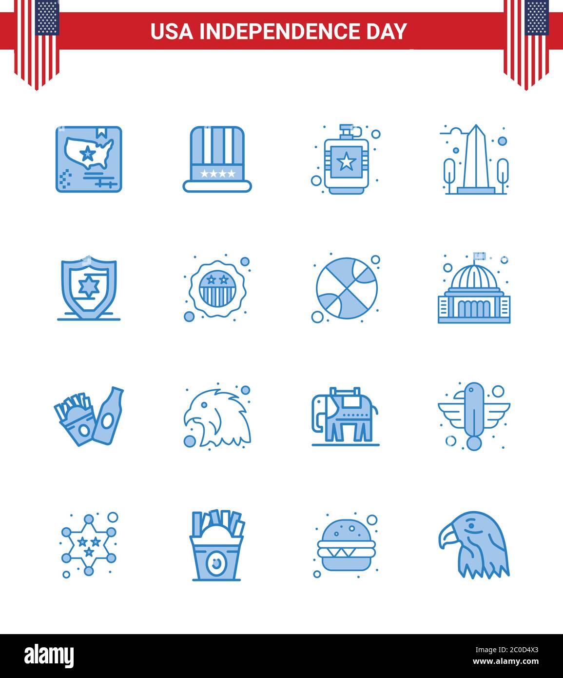 Washington monument day white house Cut Out Stock Images & Pictures - Alamy