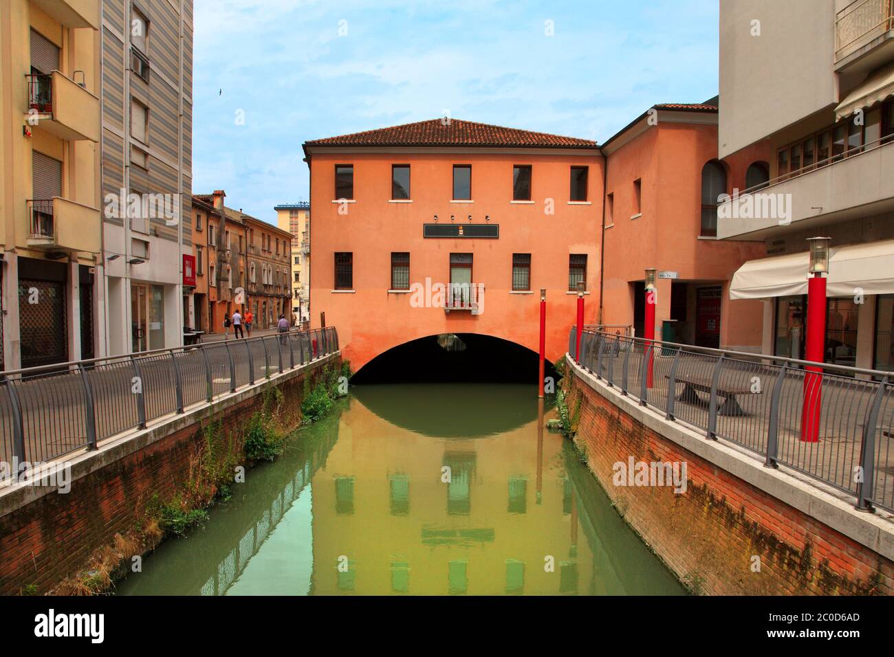 VENICE, MESTRE-June 29, 2014: Mestre on June 29, 2014. Mestre is the ...