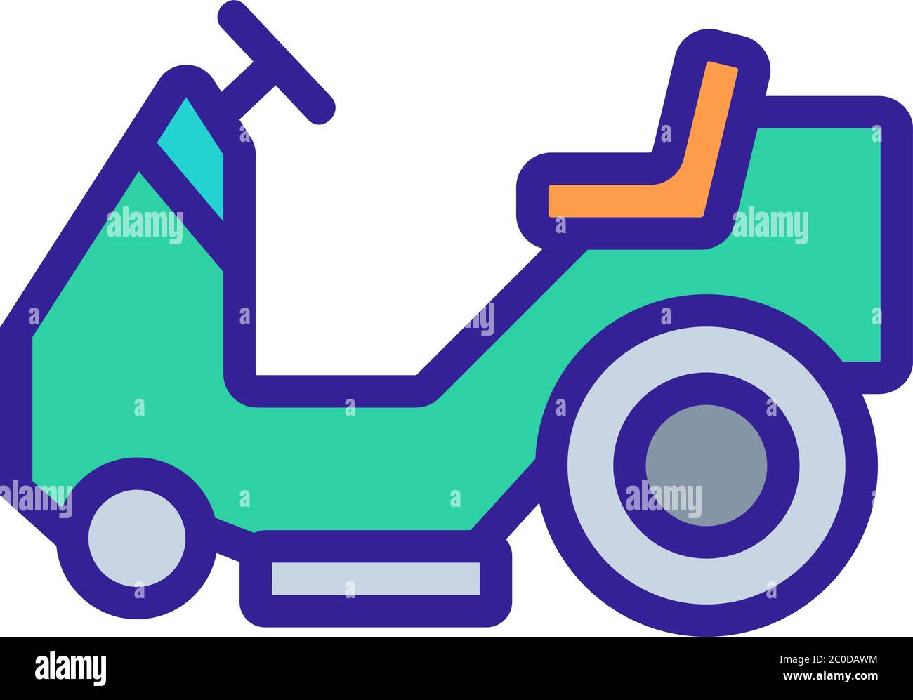 wet vacuum cleaner car icon vector outline illustration Stock Vector ...