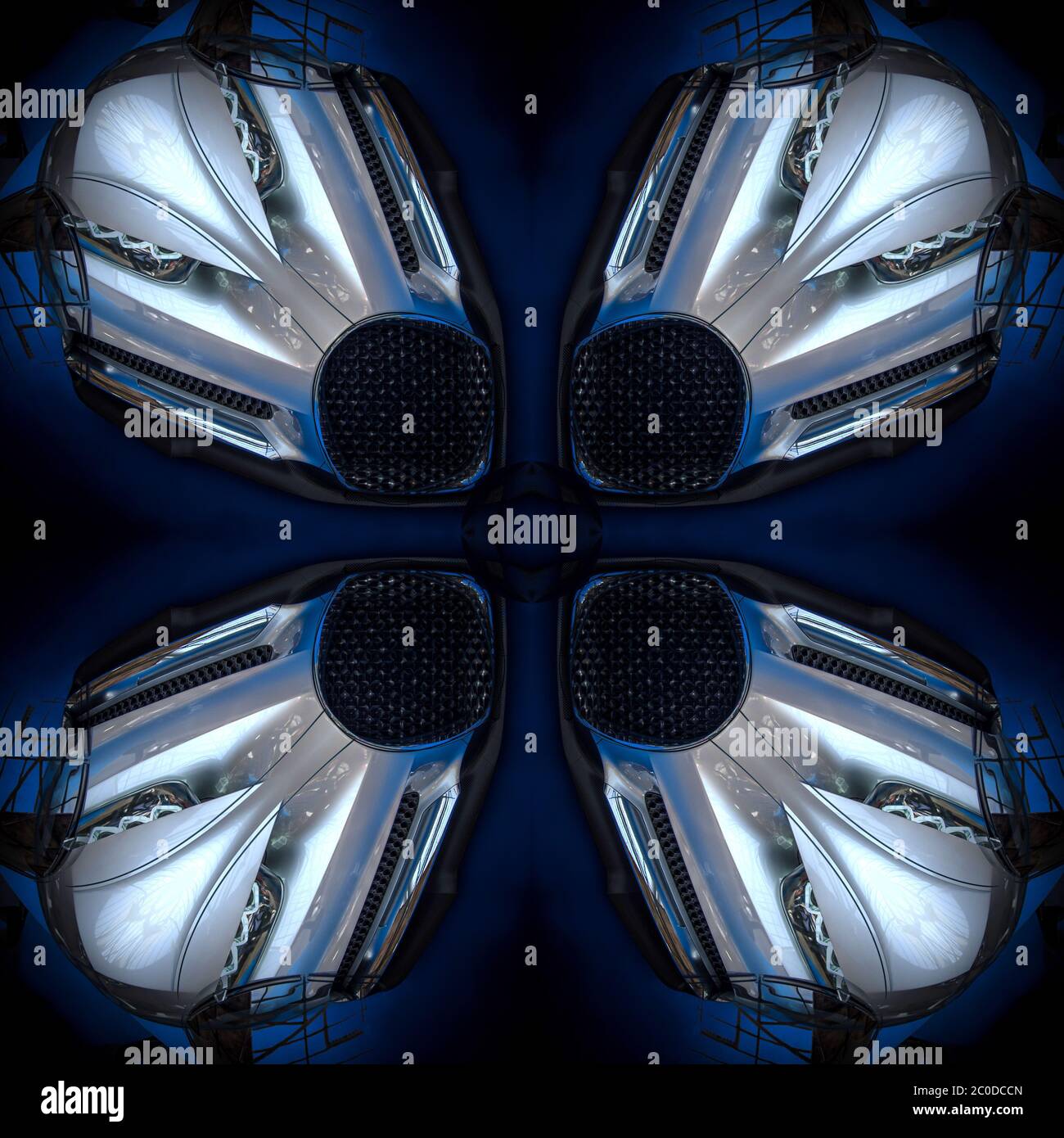 Seamless symmetrical pattern abstract machine robot texture Stock Photo ...