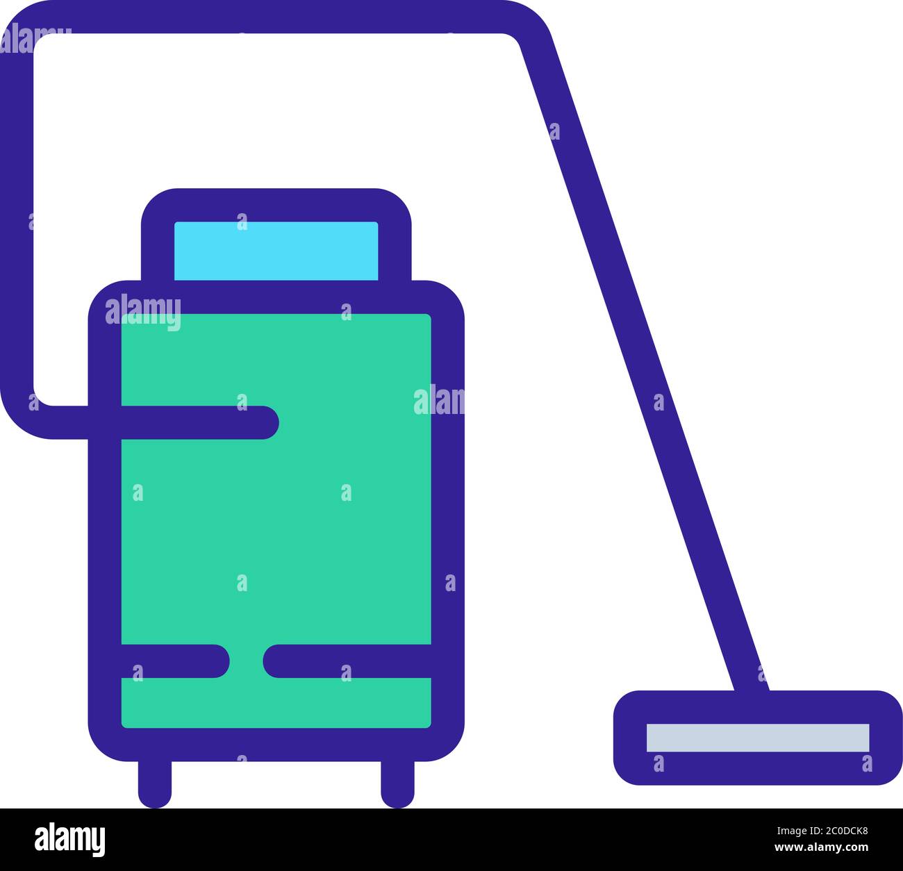 wet vacuum cleaner appliance icon vector outline illustration Stock ...