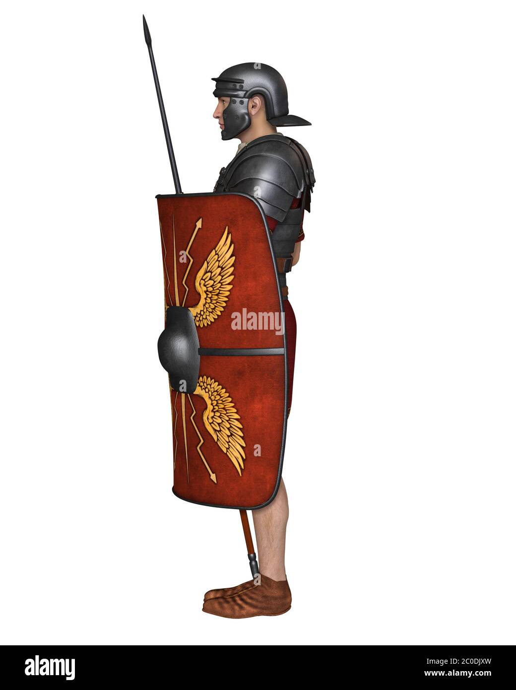 Roman soldier military historical Cut Out Stock Images & Pictures - Alamy