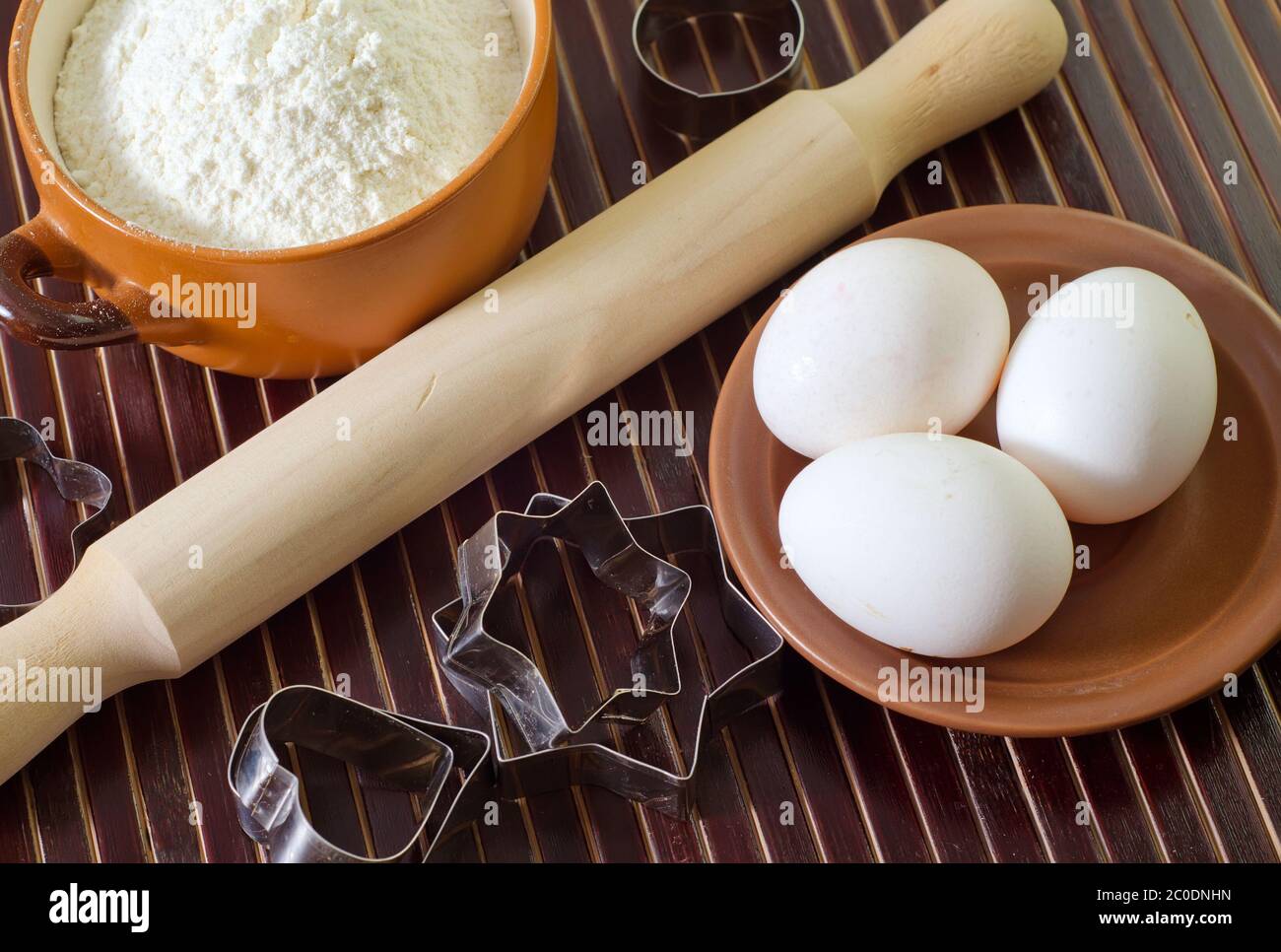 ingredients for dough Stock Photo - Alamy