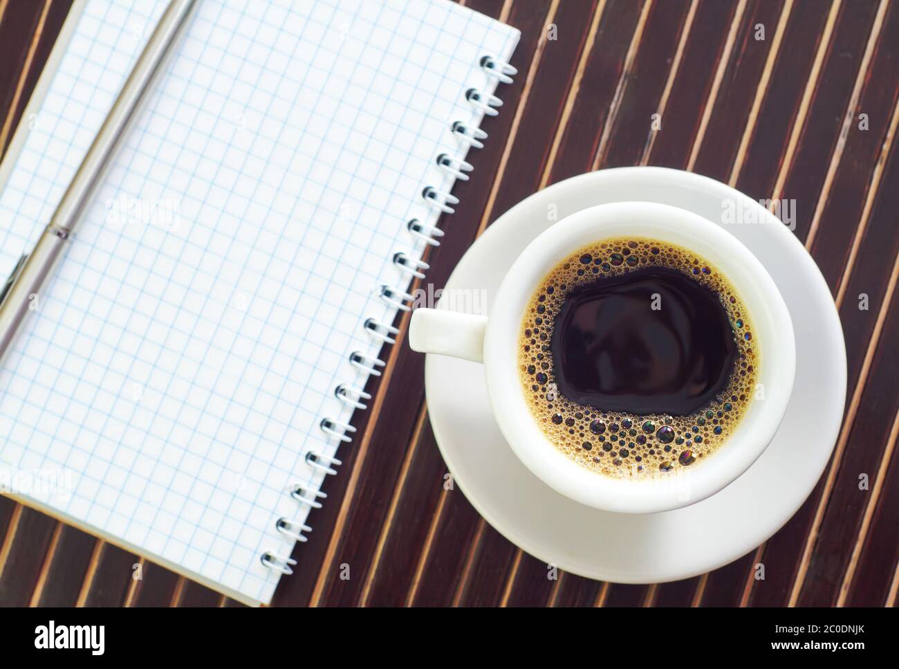coffee and note Stock Photo - Alamy