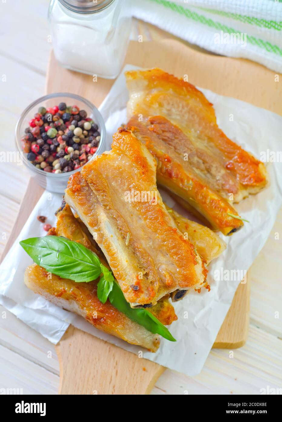 Baked lamb mutton cutting hi-res stock photography and images - Alamy