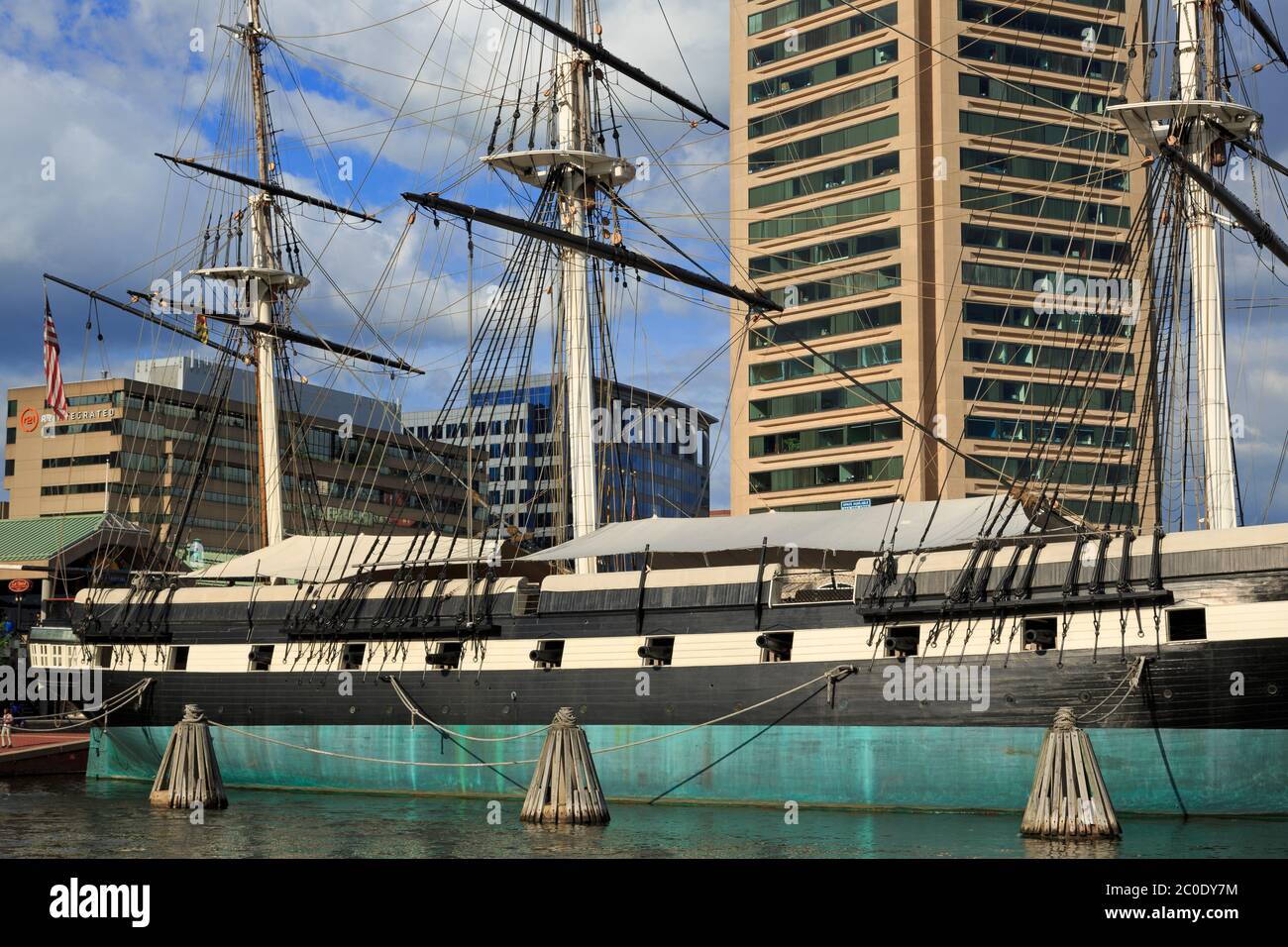 USS Constellation Museum & World Trade Center, Inner Harbor, Baltimore ...