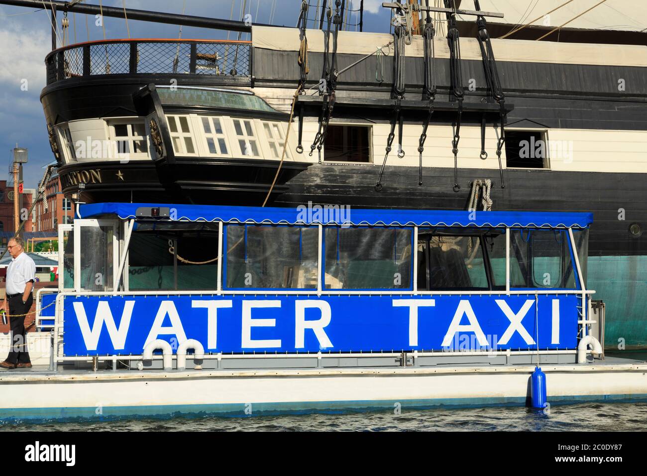USS Constellation Museum, Inner Harbor, Baltimore, Maryland, USA Stock ...