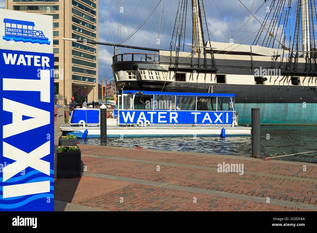 USS Constellation Museum, Inner Harbor, Baltimore, Maryland, USA Stock ...