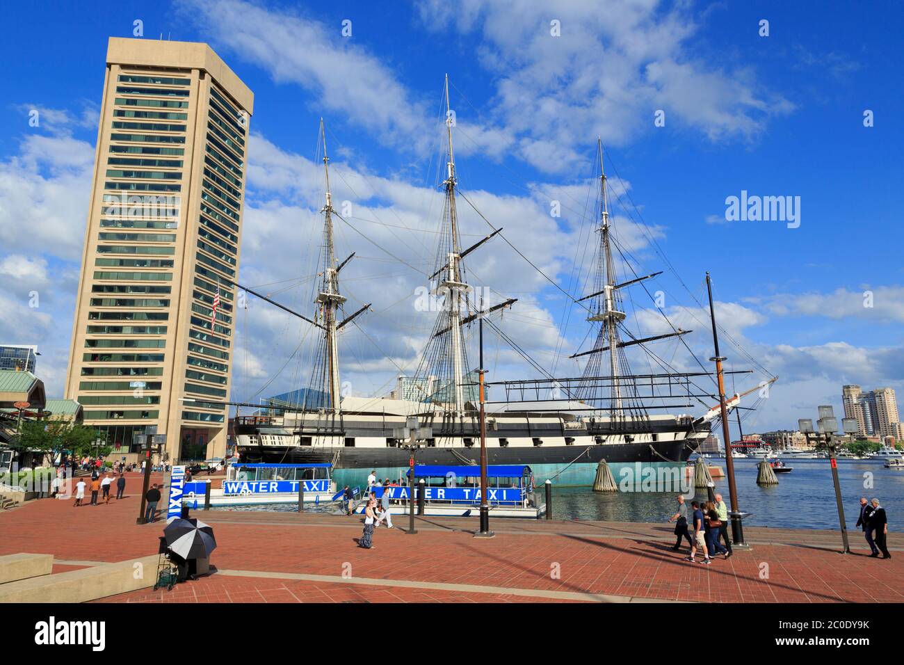 USS Constellation Museum & World Trade Center, Inner Harbor, Baltimore ...
