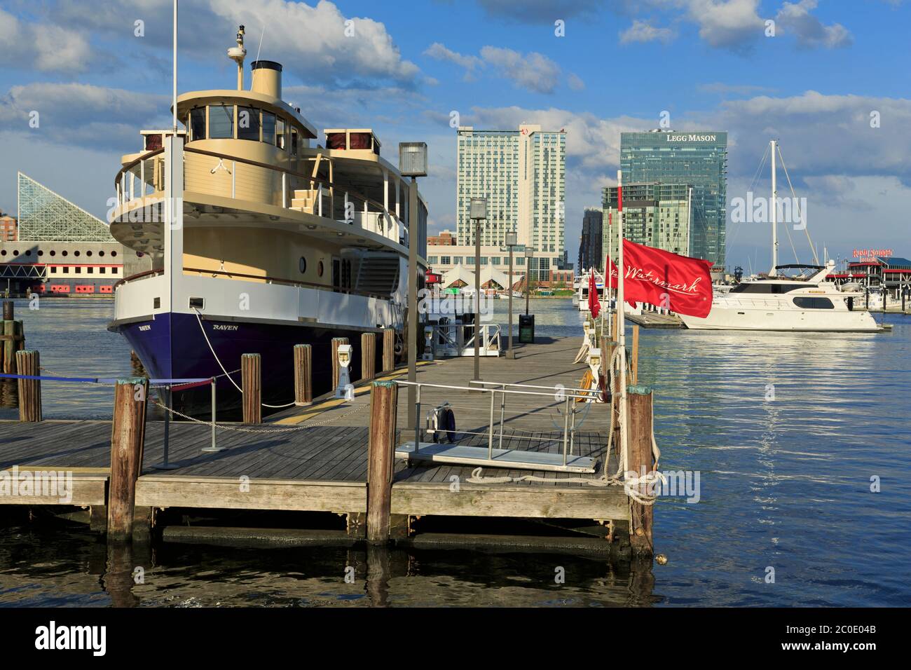 Tour Boat in the Inner Harbor, Baltimore, Maryland, USA Stock Photo - Alamy