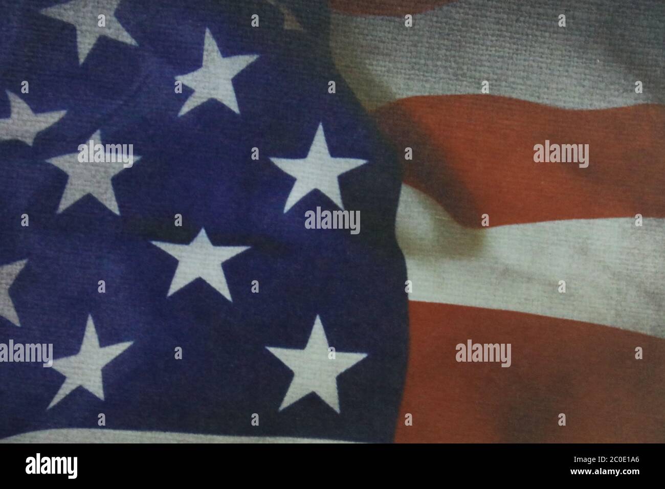 Rustic looking American flag Stock Photo - Alamy