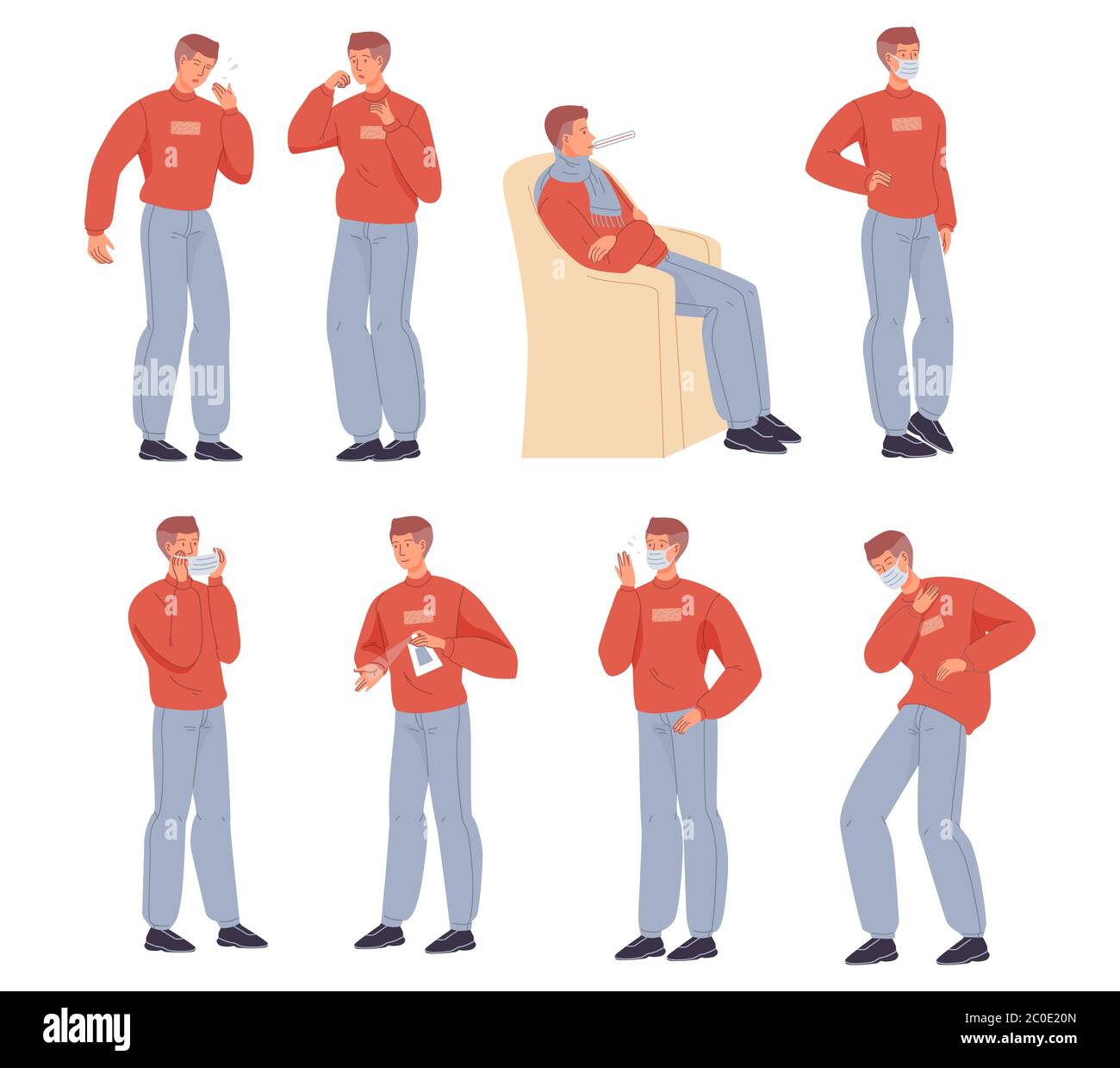 Symptoms Stock Vector Images - Alamy